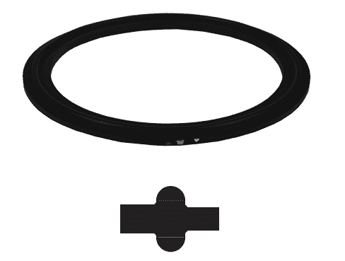 Dixon 40MPE-150 1 1/2-Inch Tri-Clamp Gasket EPDM | MROSupply.com ...