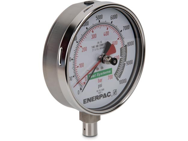 Enerpac T6007L 205523 Pressure Gauge 10000 PSI - MROSupply.com