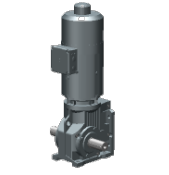 SEW-EURODRIVE K107 DRN200L4/BE32/TF/EG7S Helical-bevel gearmotor ...