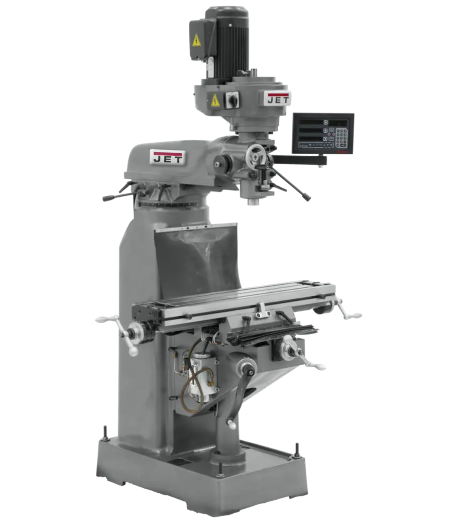 JET 690162 JVM-836-3 Vertical Milling Machine, 1-1/2 HP, 230V, 3-Phase ...