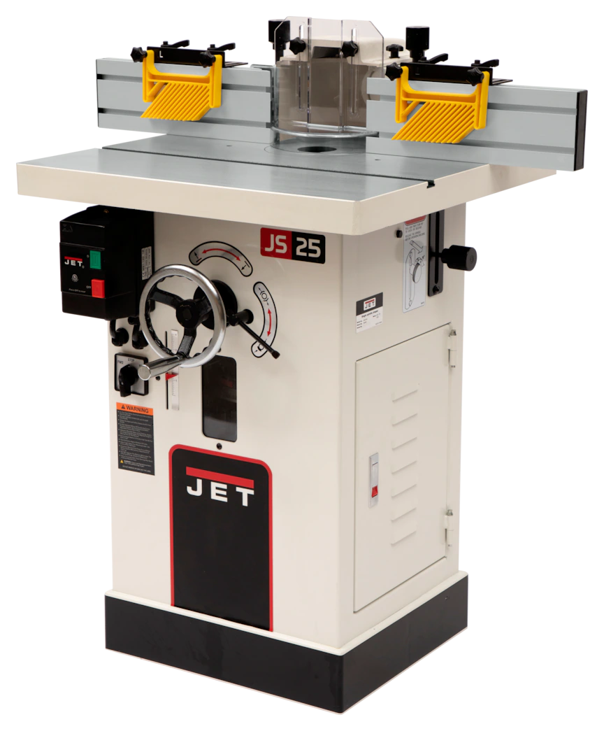 JET 708309 JWS-25X Shaper 3HP 1PH 230V 1/2" & 3/4" Spindles