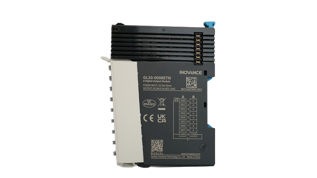 Inovance GL20-0008ETN 8 x sink transistor outputs module spring clamp ...